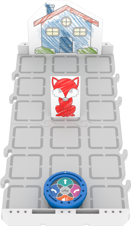 Vex 123 Little Red Robot Lab 3 Wolf Detecting Algorithm Engage